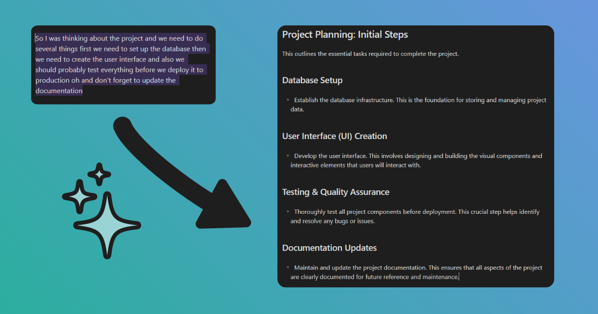AI Text Formatter for Obsidian